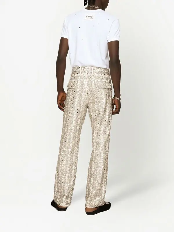 Dolce & Gabbana Embroidered Trousers