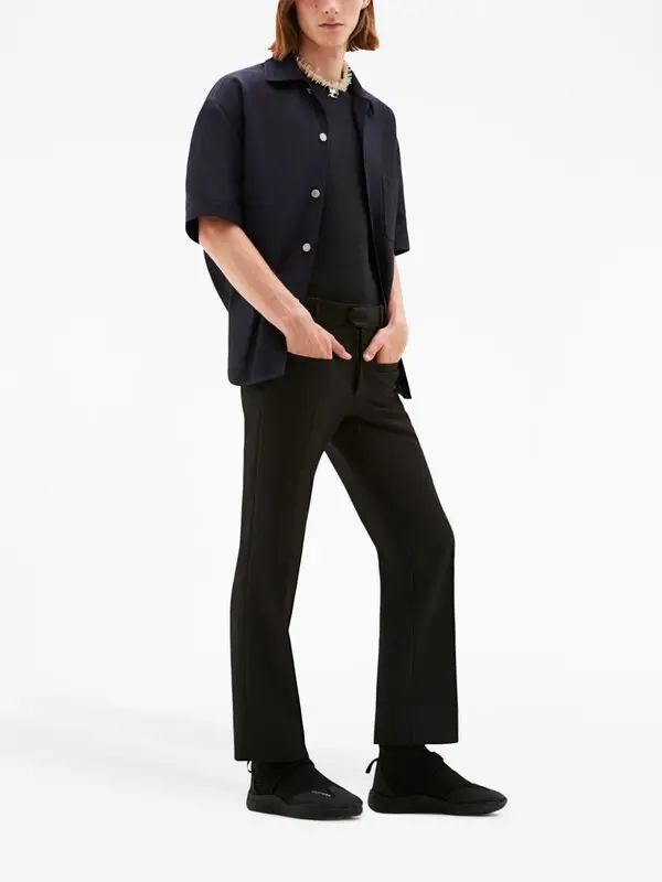 COURREGES Skater Retro Twill Shirt - Blue