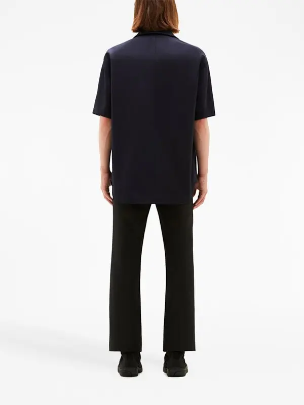 COURREGES Skater Retro Twill Shirt - Blue