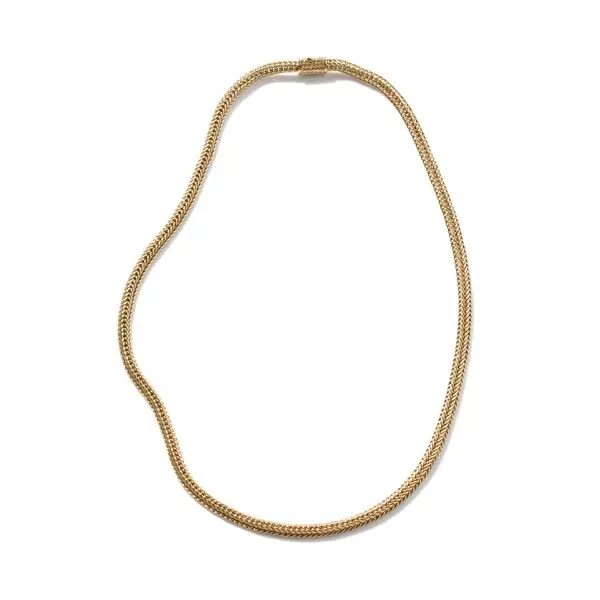John Hardy Kami Chain 14k Yellow Necklace - Gold