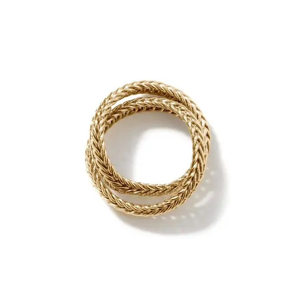 John Hardy Icon Chevron Crossover Ring