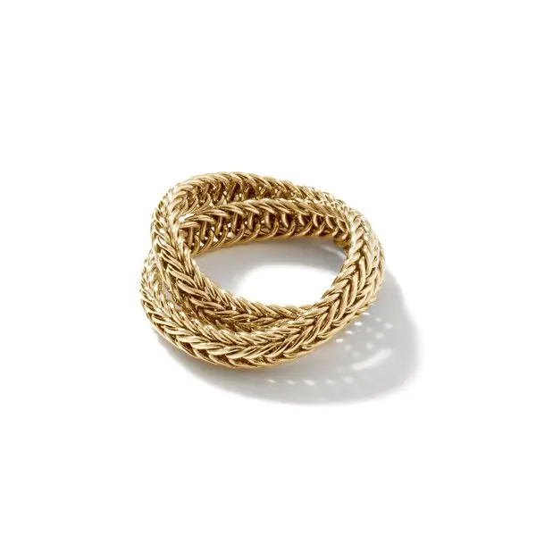 John Hardy Icon Chevron Crossover Ring