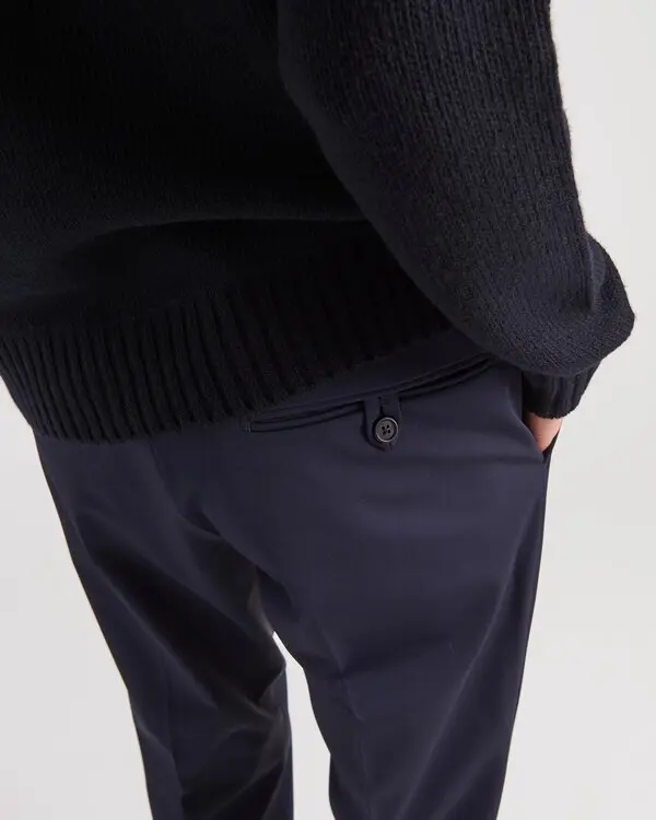 Prada Techno Stretch Slim Fit Pants - Blue