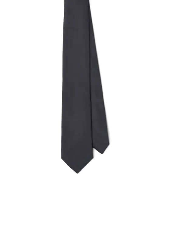 Prada Satin Tie - Smoky Gray