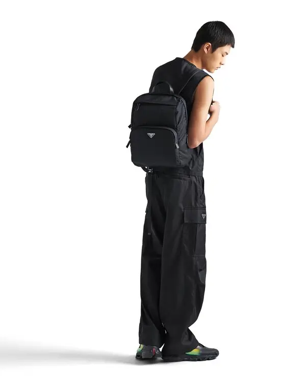 Prada Re-nylon And Saffiano Leather Backpack