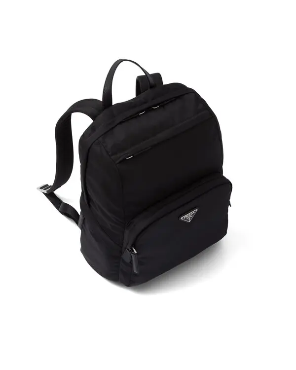 Prada Re-nylon And Saffiano Leather Backpack