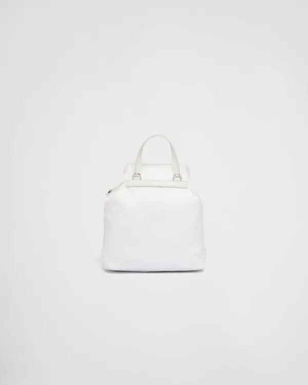 Prada Re-Nylon Mini Backpack - White | Editorialist display picture 1