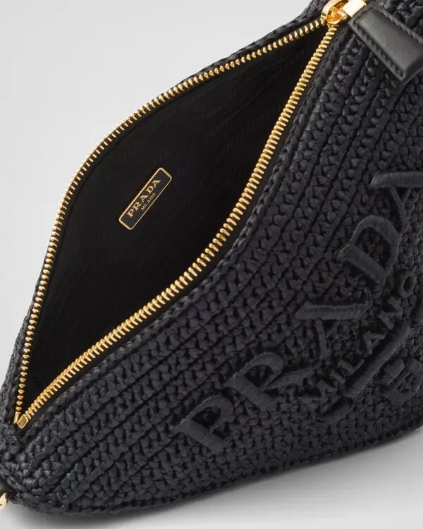 Prada Triangle Crochet Shoulder Bag