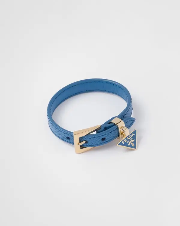 Prada Saffiano Leather Bracelet