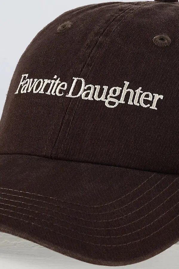 FAVORITE DAUGHTER Baseball Cap - Chocolate
