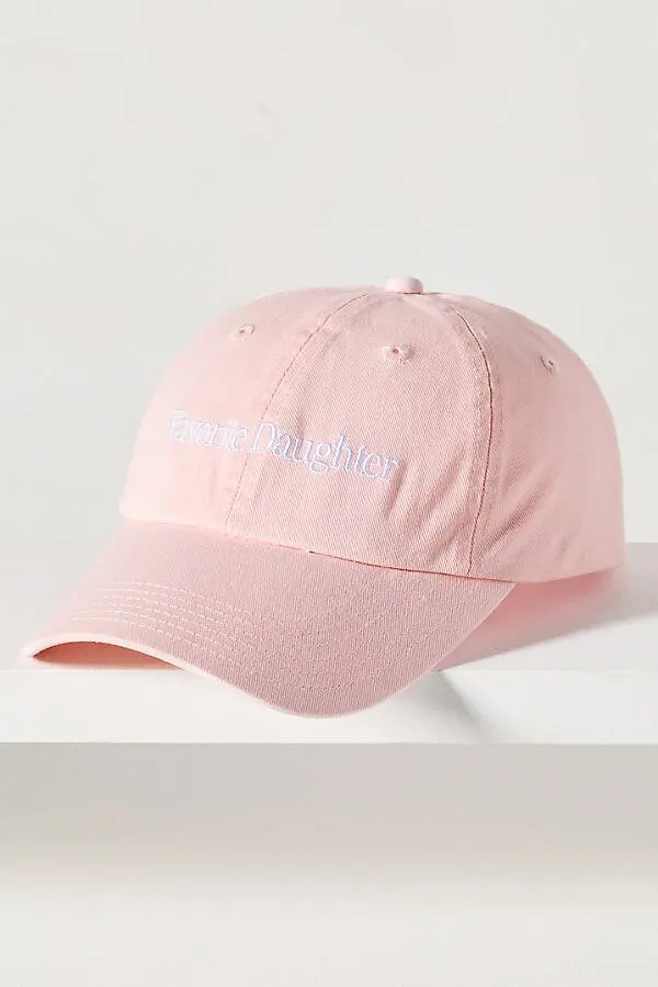 FAVORITE DAUGHTER Baseball Cap - Pink/white