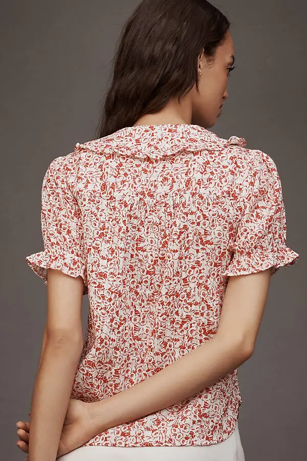 PILCRO Keira Blouse - Red