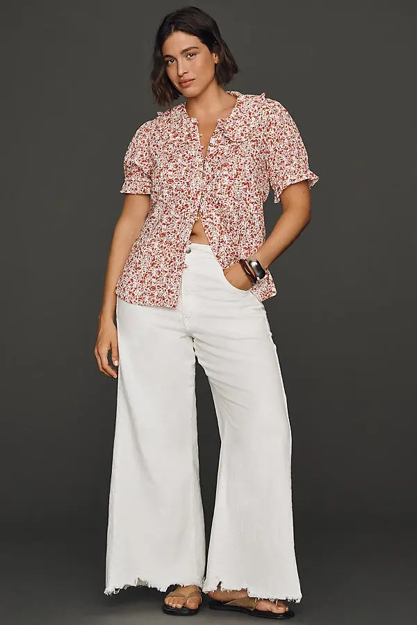 PILCRO Keira Blouse - Red