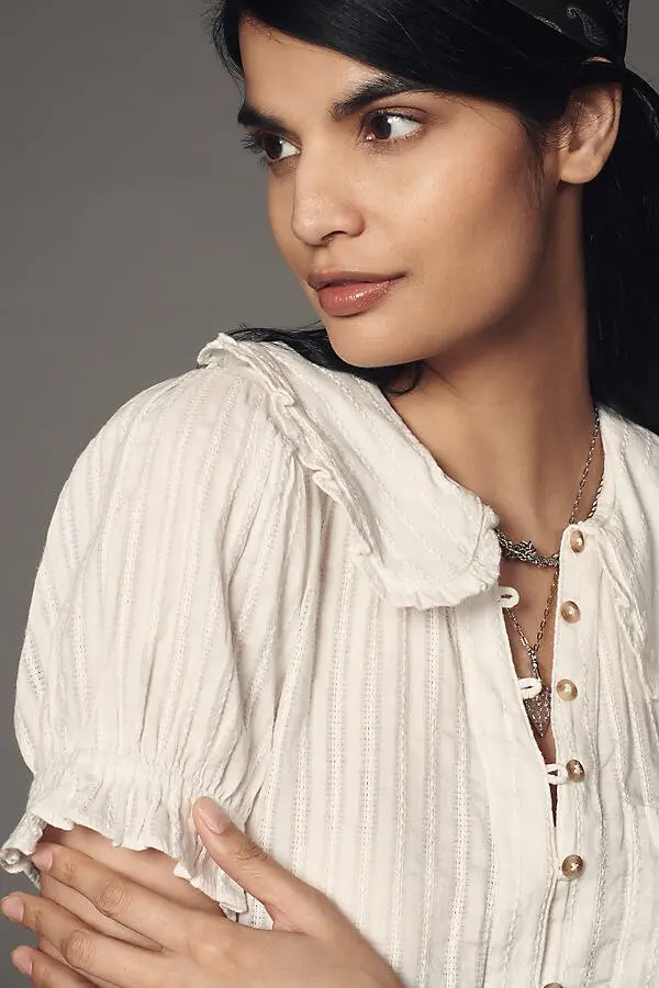 PILCRO Keira Blouse - White