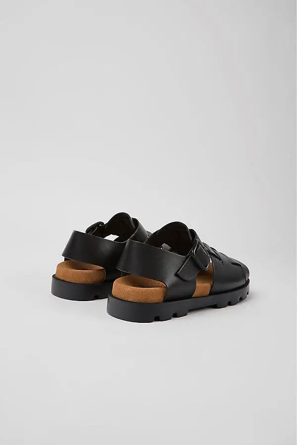 Camper Brutus Fisherman Sandals - Black