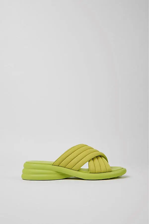 Camper Spiro Slide Sandals - Lime
