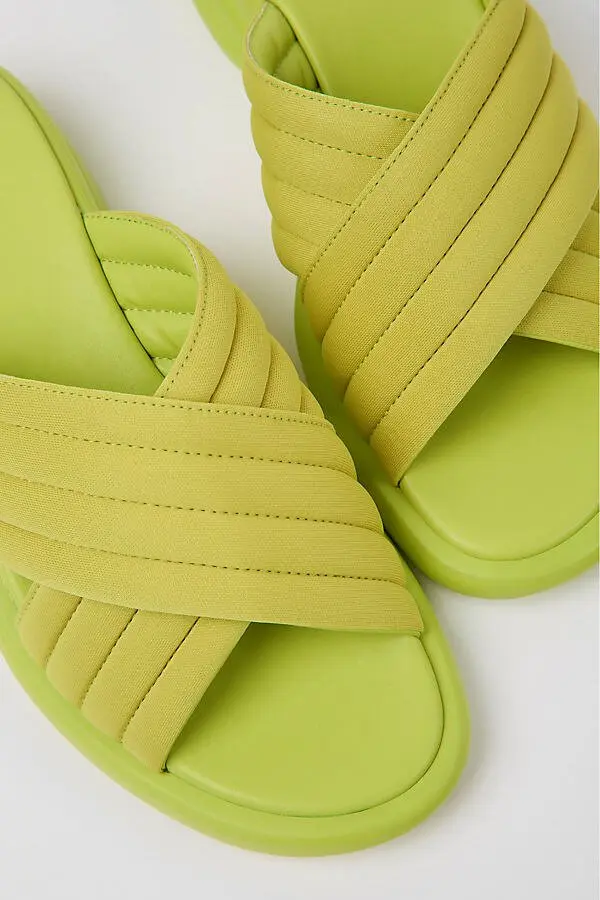 Camper Spiro Slide Sandals - Lime