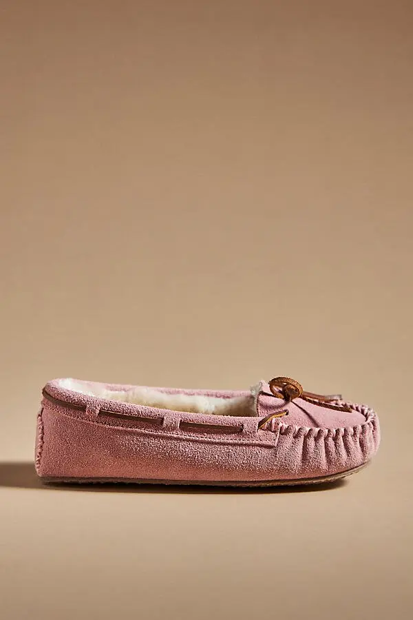 Minnetonka Cally Moccasins - Pink