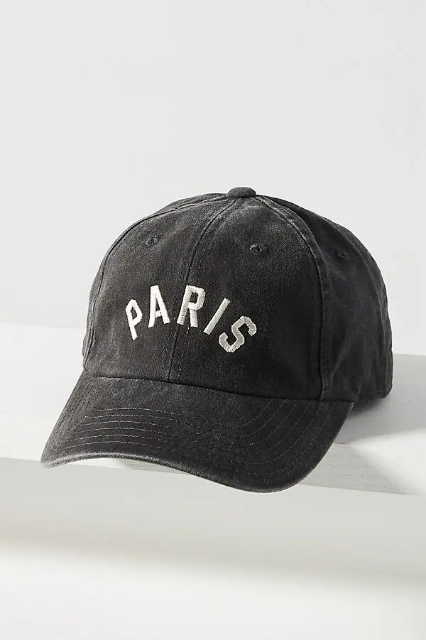Anthropologie The Wanderlust Paris Cap - Black