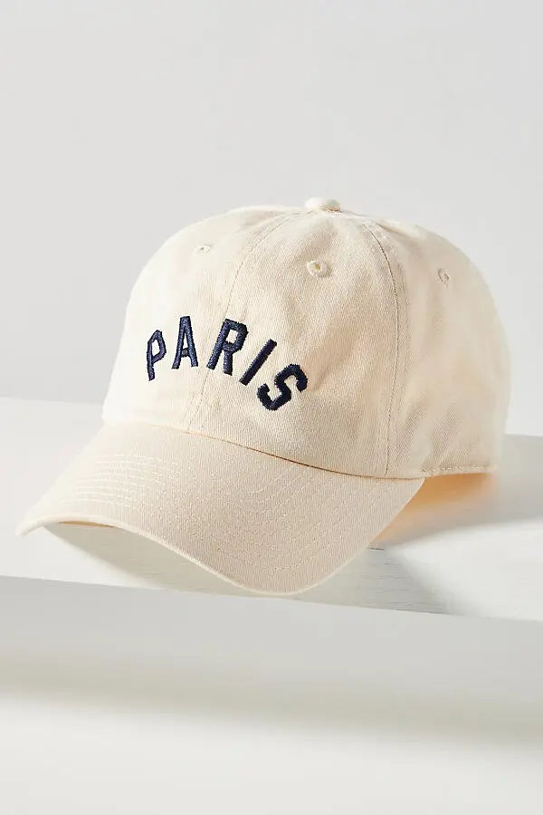 Anthropologie The Wanderlust Paris Cap - Fence White