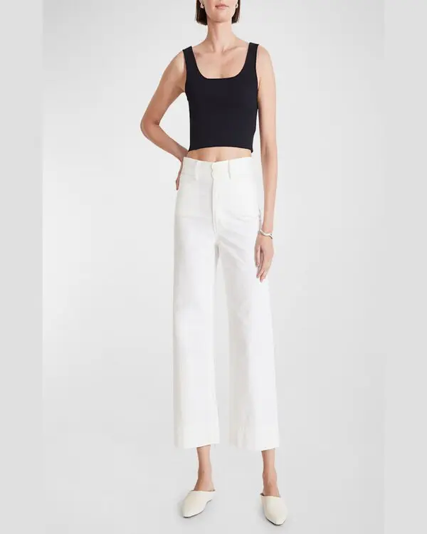 APIECE APART Cotton Canvas Merida Pants - Cream