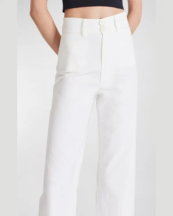 APIECE APART Cotton Canvas Merida Pants - Cream