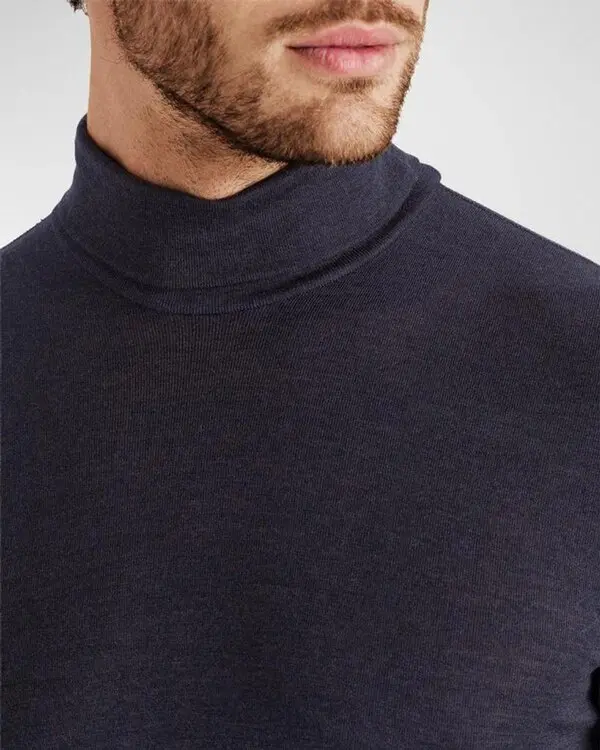 Hanro Woolen Silk Turtleneck Shirt