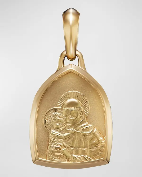 David Yurman St. Anthony Amulet - Gold