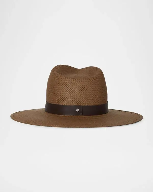 Janessa Leoné Zoe Packable Fedora - Brown