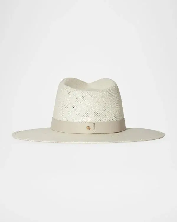 Janessa Leoné Zoe Packable Fedora - White