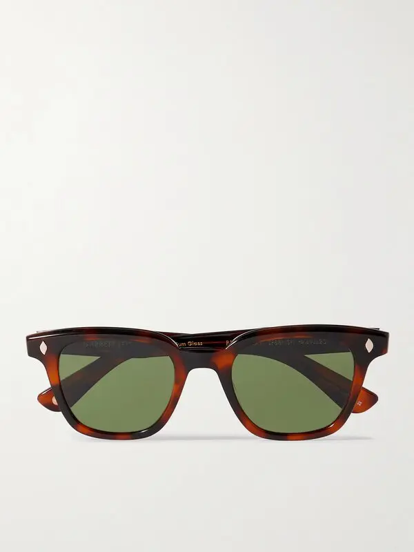 Garrett Leight Broadway D-frame Sunglasses - Tortoiseshell
