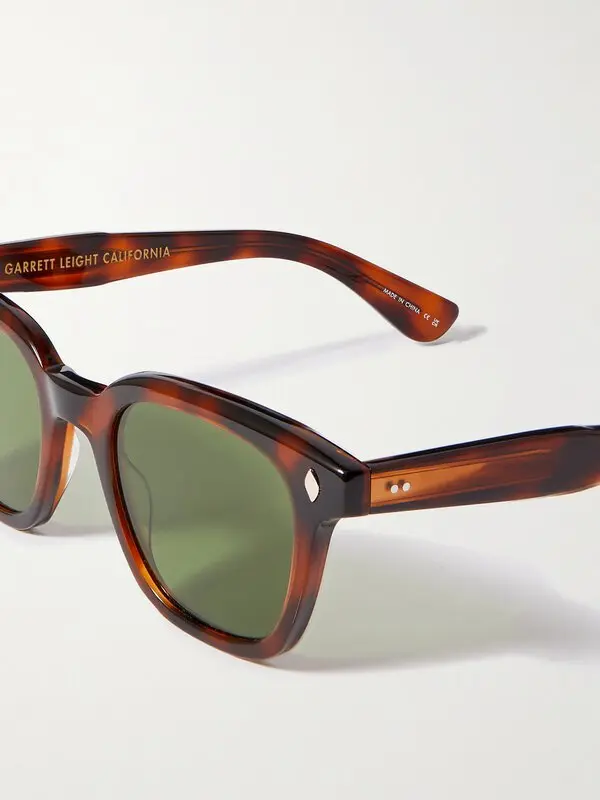 Garrett Leight Broadway D-frame Sunglasses - Tortoiseshell