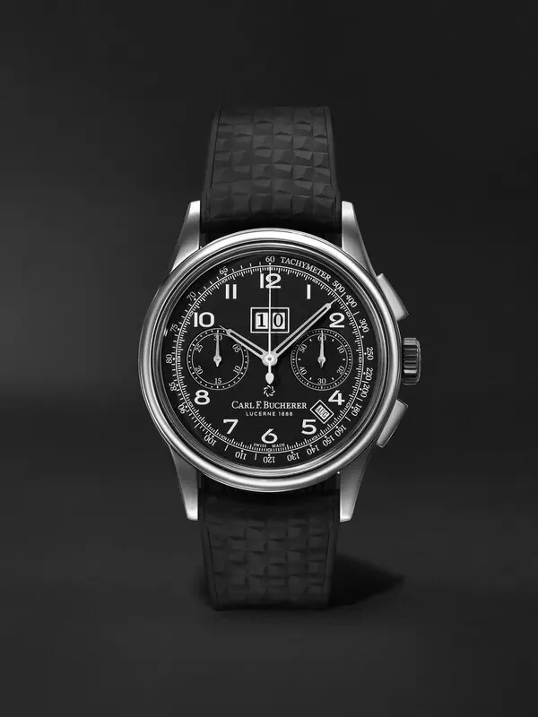 CARL F. BUCHERER Heritage Bicompax Annual Automatic 41mm Watch - Black