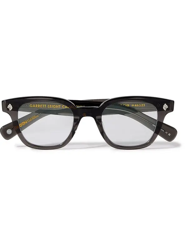 Garrett Leight Naples Square-frame Acetate Optical Glasses