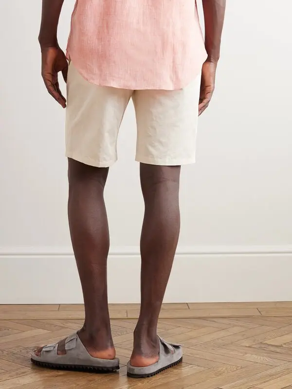 Paul Smith Straight-leg Linen Shorts