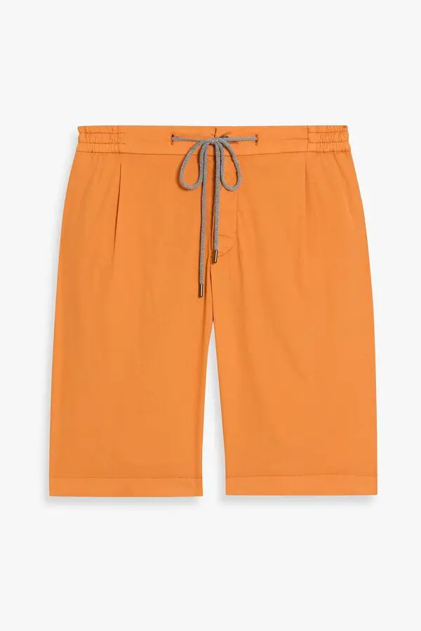 Canali Cottonblend Twill Shorts