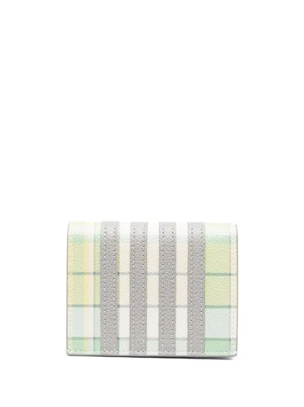 Thom Browne Check-print Bifold Wallet