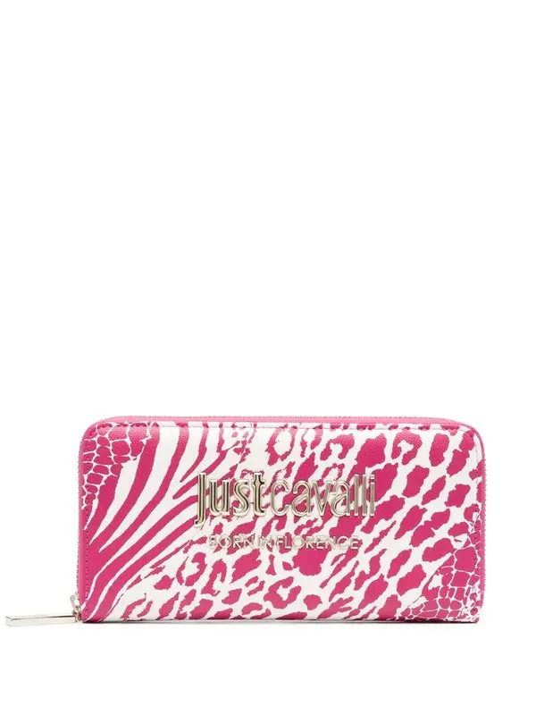 Just Cavalli Animal-print Continental Wallet