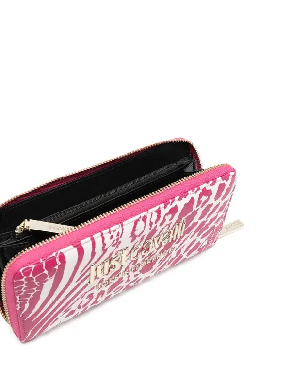 Just Cavalli Animal-print Continental Wallet