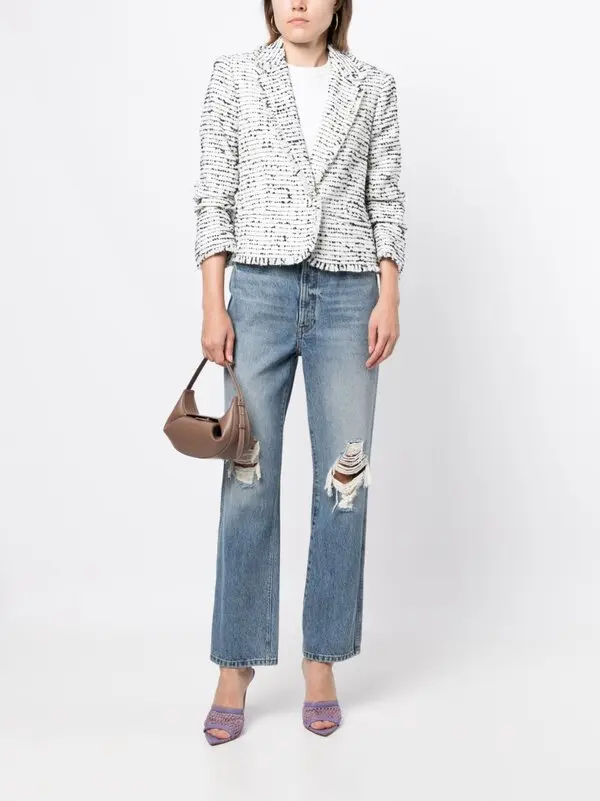 Cinq À Sept Petite Khloe Tweed Blazer