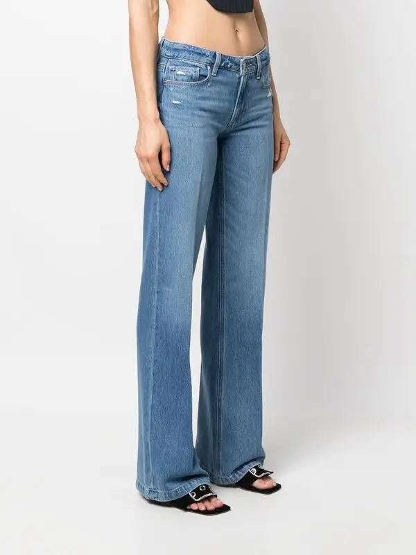 Paige Logo-patch Straight-leg Jeans