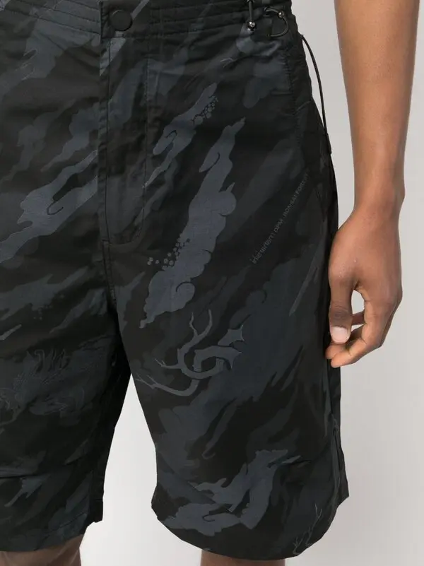 MAHARISHI Camouflage-print Wide Leg Shorts