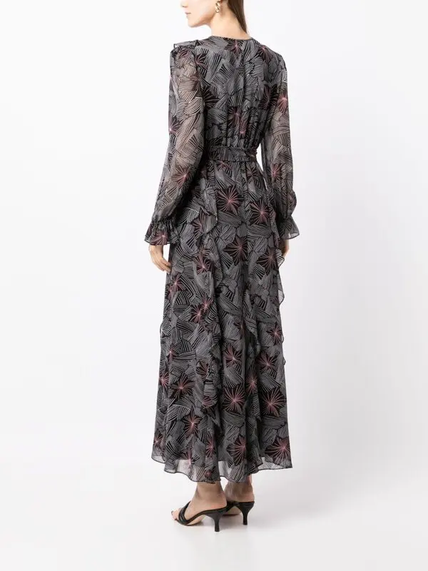 Diane Von Furstenberg Geometric-print Midi Dress