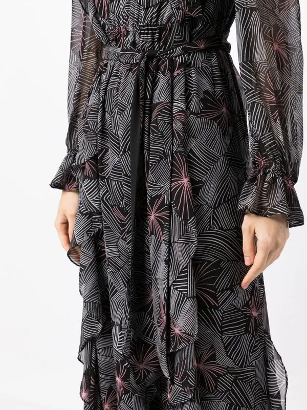 Diane Von Furstenberg Geometric-print Midi Dress