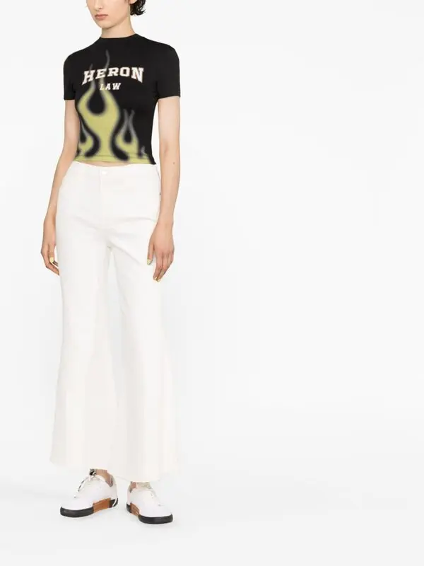 FRAME Flared Cropped Jeans