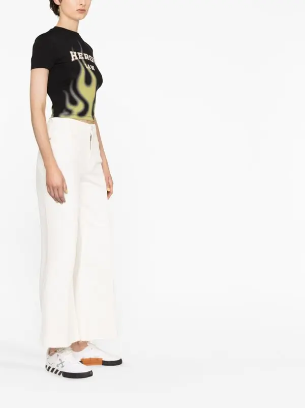 FRAME Flared Cropped Jeans