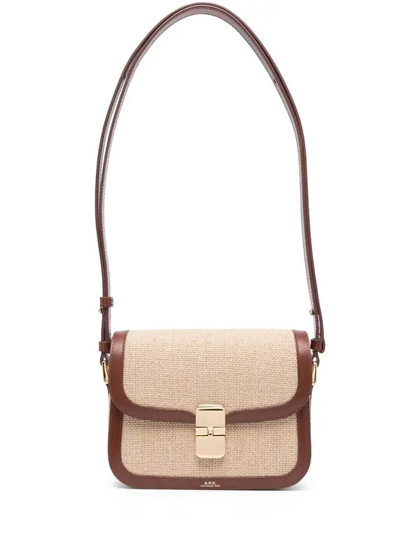 A.p.c. Grace Woven Shoulder Bag