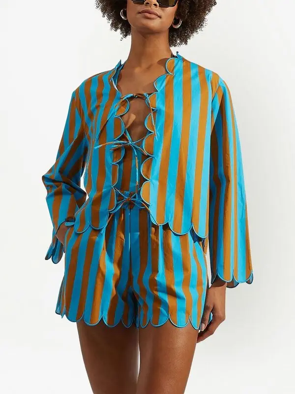 La DoubleJ Vertical-stripe Jacket
