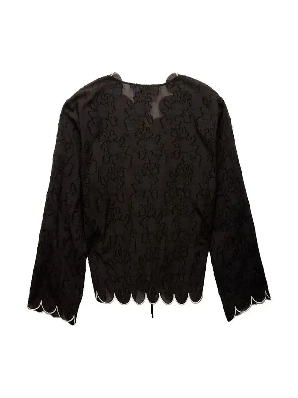 La DoubleJ Embroidered Crop Jacket