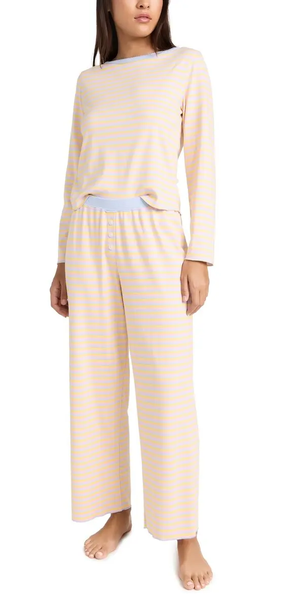 Morgan Lane Ellie Pajama Set - Rainbow Dream